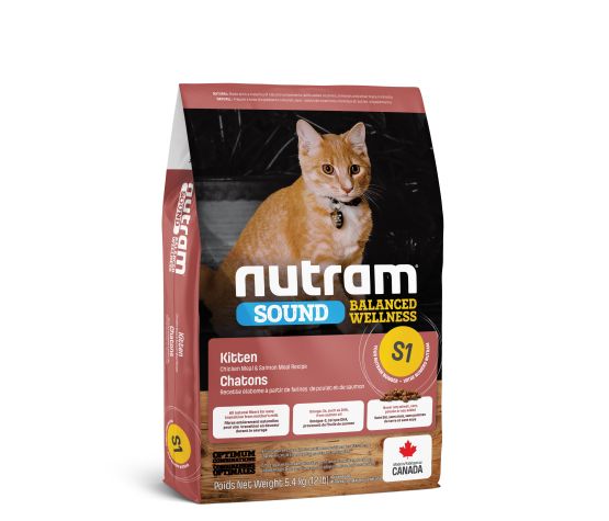 Nutram S1 Sound Balanced Wellness - Kitten Cat Food - Safari Pet Center