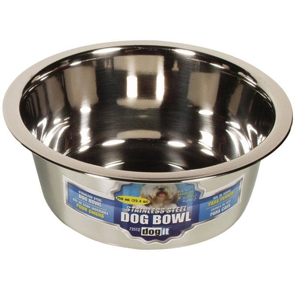 Dogit Stainless Steel Dog Bowls (S - XXL) - Safari Pet Center